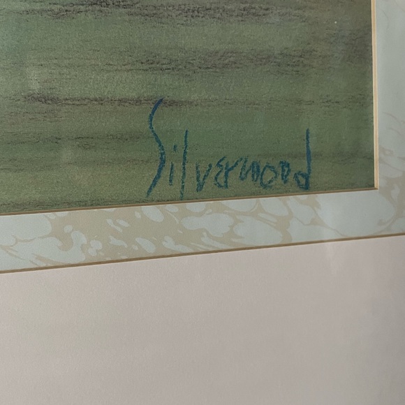 Art | Vintage Mary Silverwood Diablo Range Southwestern Landscape Print ...